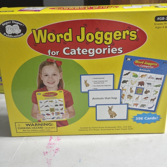 super duper publications | Toys | Word Joggers For Categories Yellow ...